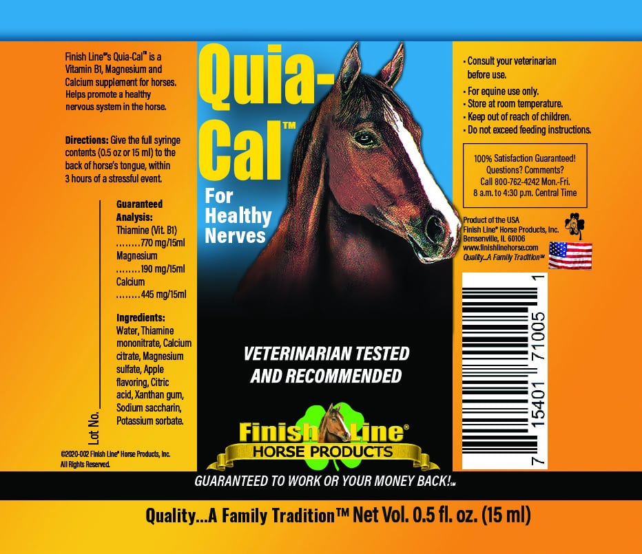 Quia-cal™ - Finish Line® Horse Products, Inc